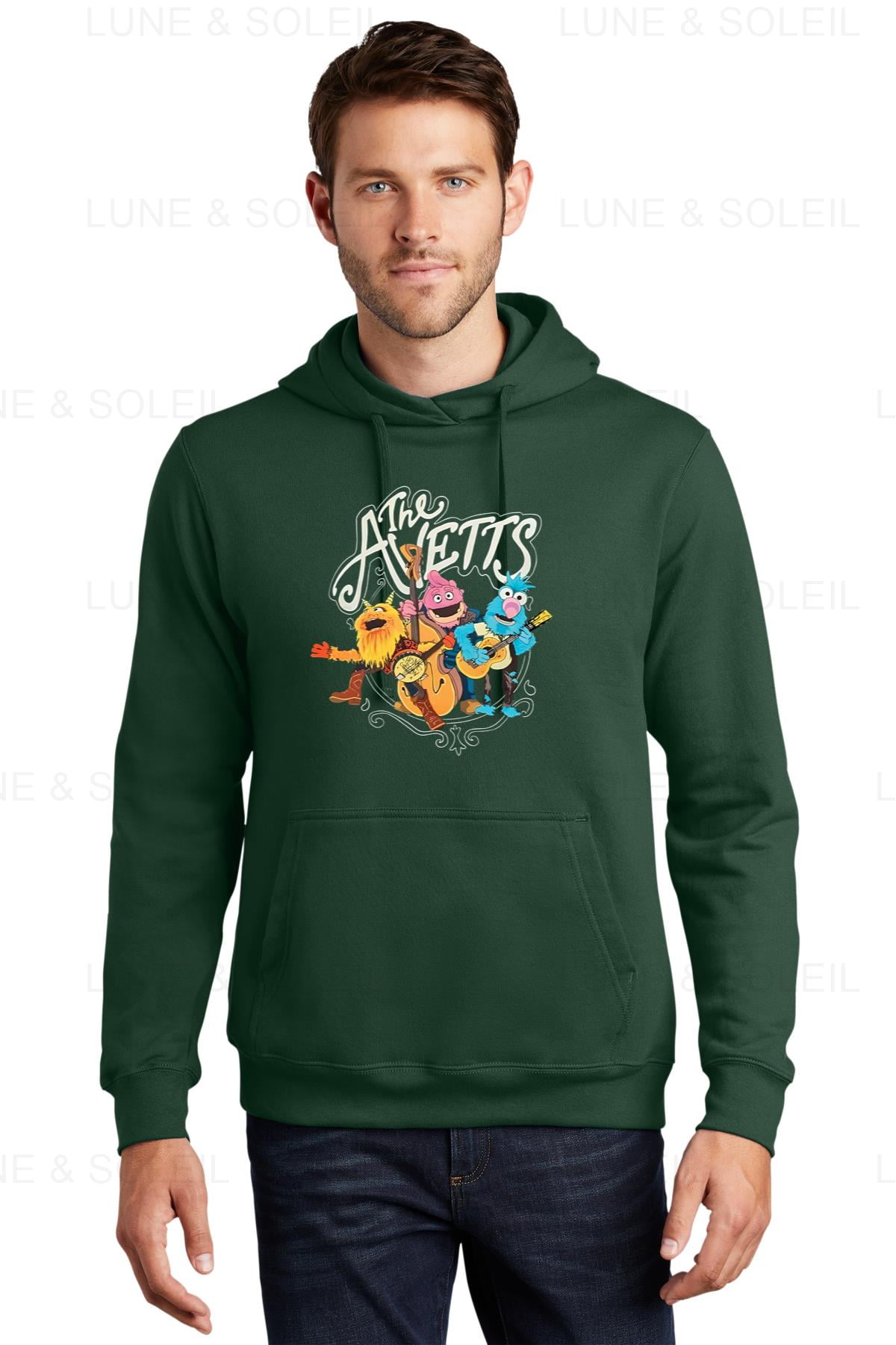 Avett Brothers Puppets Muppets Inspired Concert Band Hoodie unisex up ...