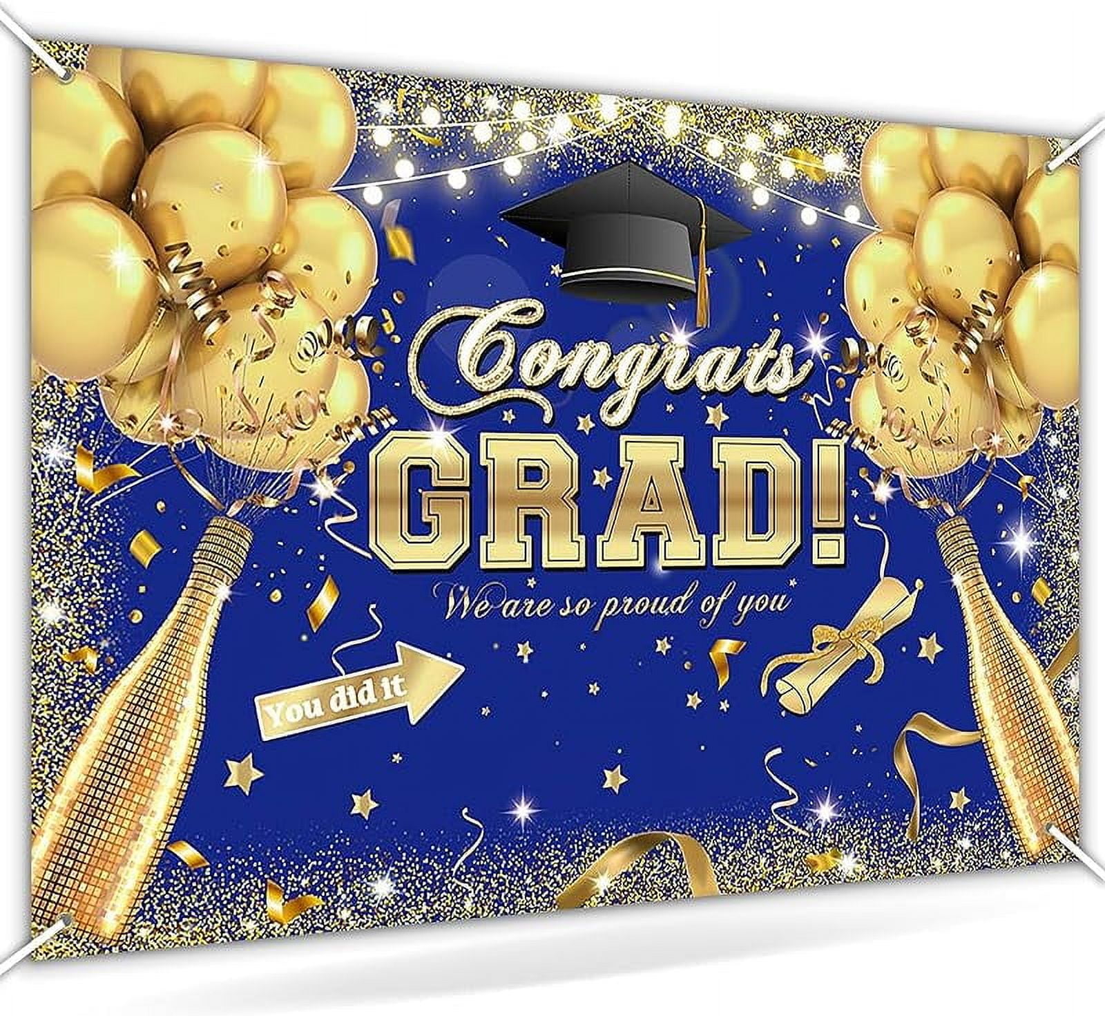 Avezano Congrats Grad Backdrop for Class of 2025 Congratulate ...