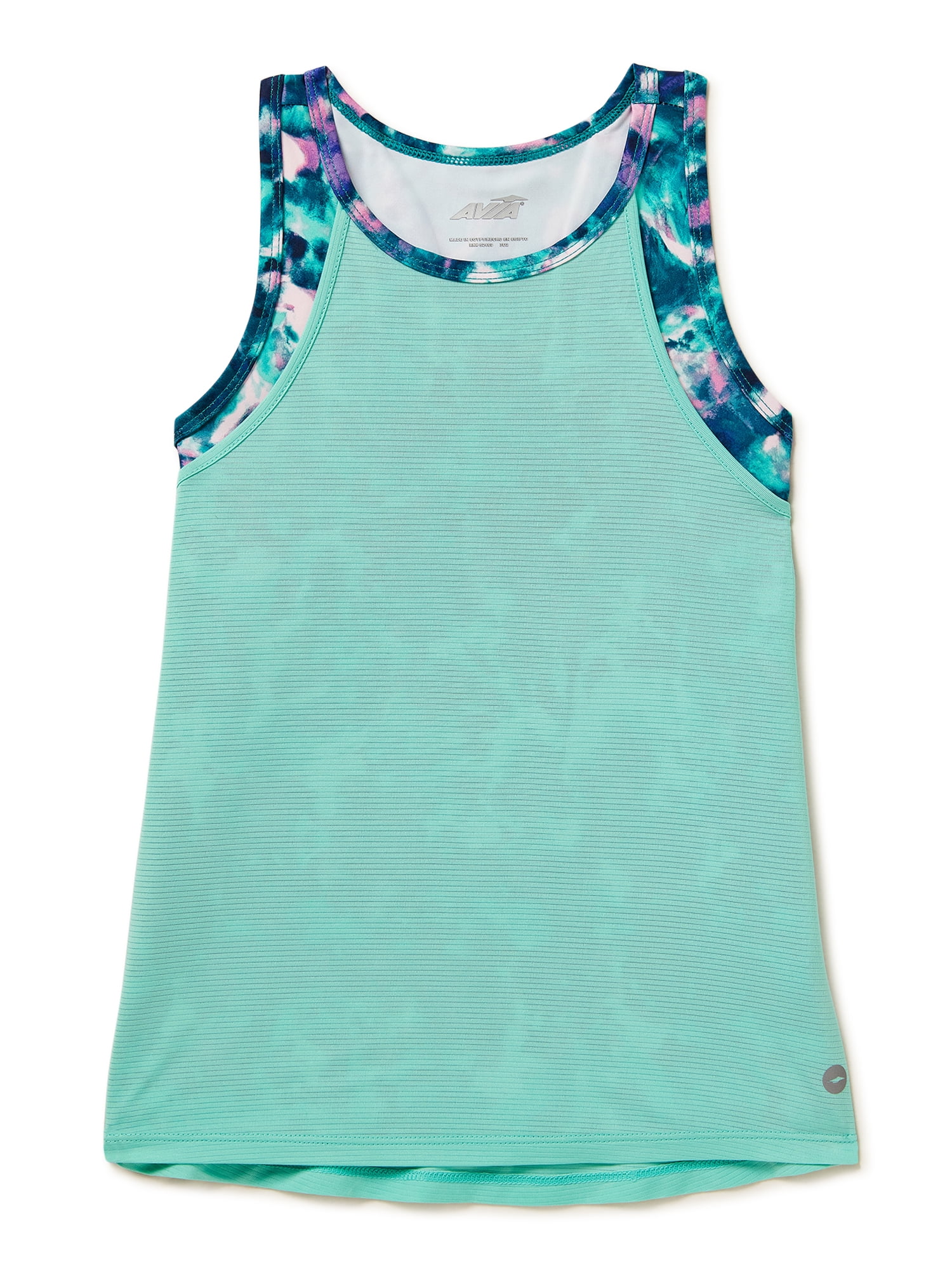 Avia Girls Tank Top - Trendy Mesh & Printed Details - Walmart.com