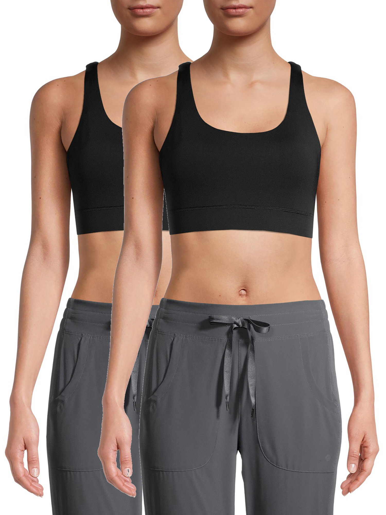 Avia Women's Medium Impact Strappy Sports Bra - Walmart.com
