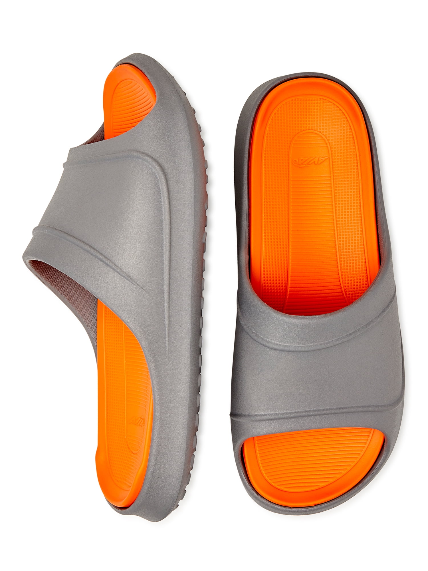 Avia Cushion Comfort Slides - Cushioned Footbed - Walmart.com