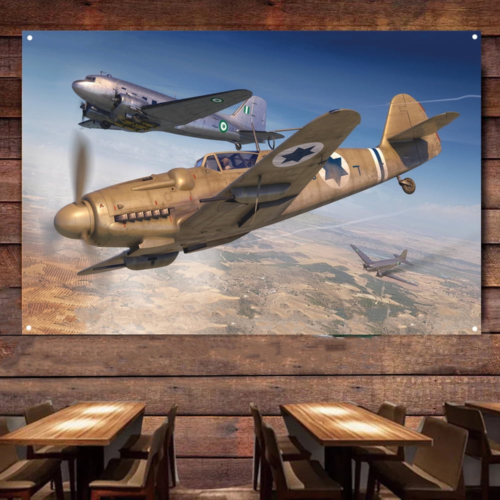 Avia S-199 ERLA Attacker Fighter Poster Wall Chart - Air Force Military ...