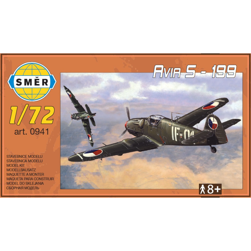 Avia S 199 (Me 109G) in Israel, Czech AF (1/72 model kit) - Walmart.com
