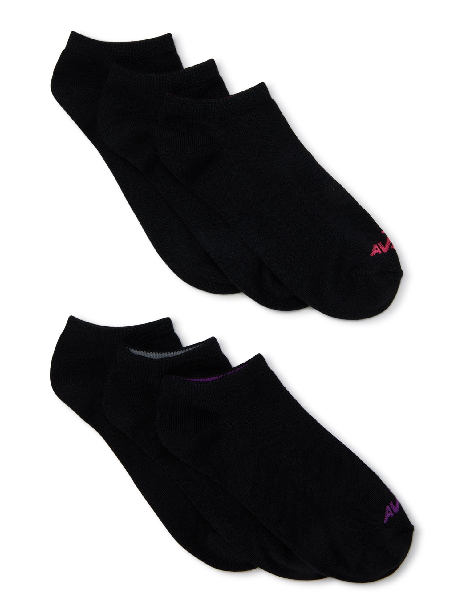 Avia women's 6 Pack Lowcut Socks - Breathable - Size 9-11 - Walmart.com