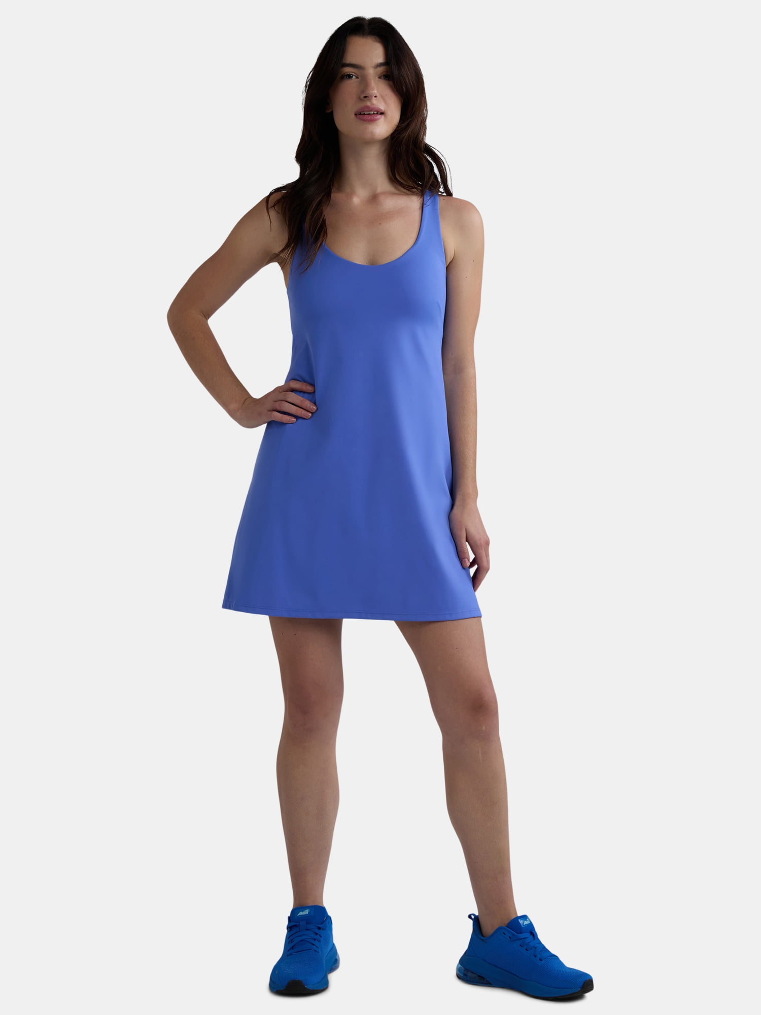 Avia Women's and Women's Plus Active Dress with Built In Bra, Sizes XS ...