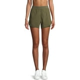Avia Women's Active Mesh Running Short with Bike Liner - Walmart.com