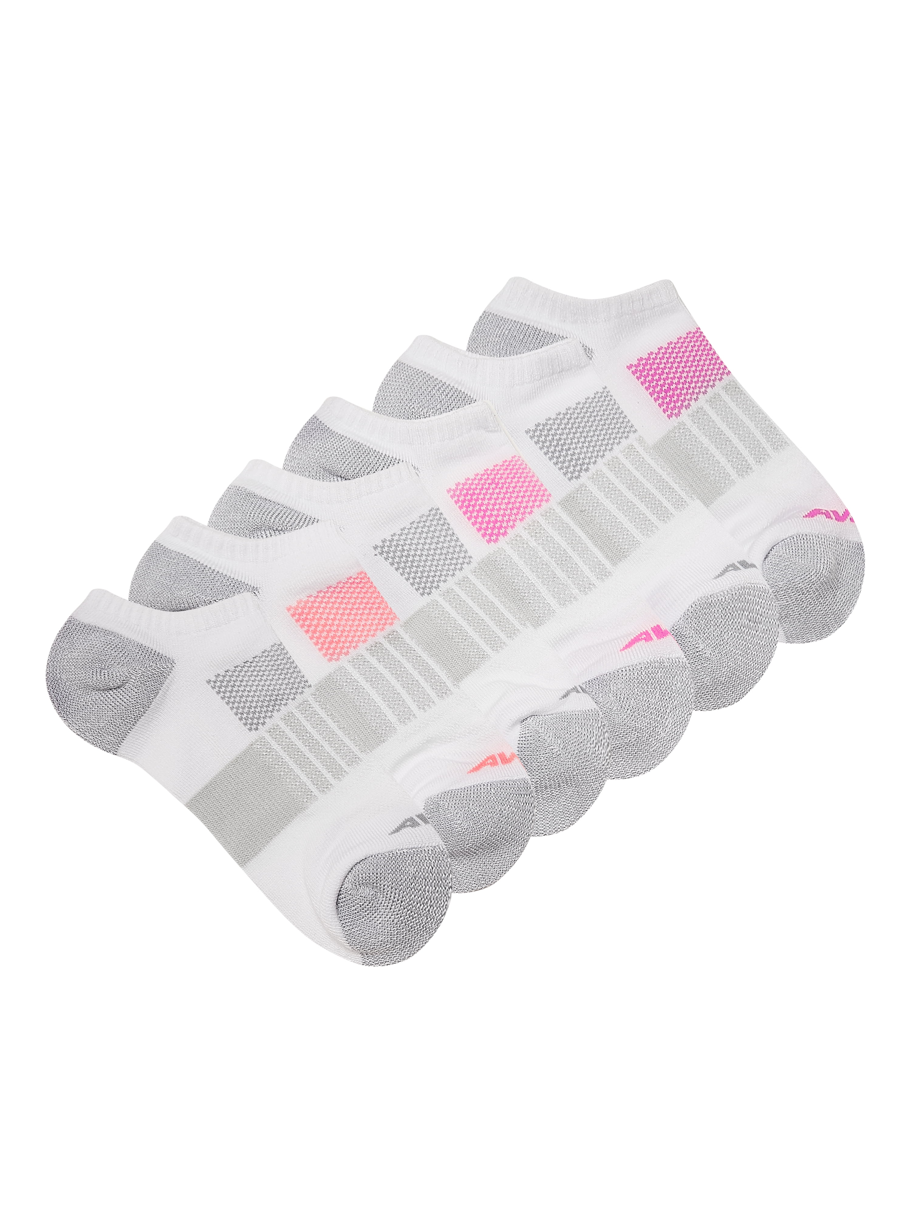Avia Women's All Sport Athletic Cushion Ankle Socks 6-Pack Moisture ...