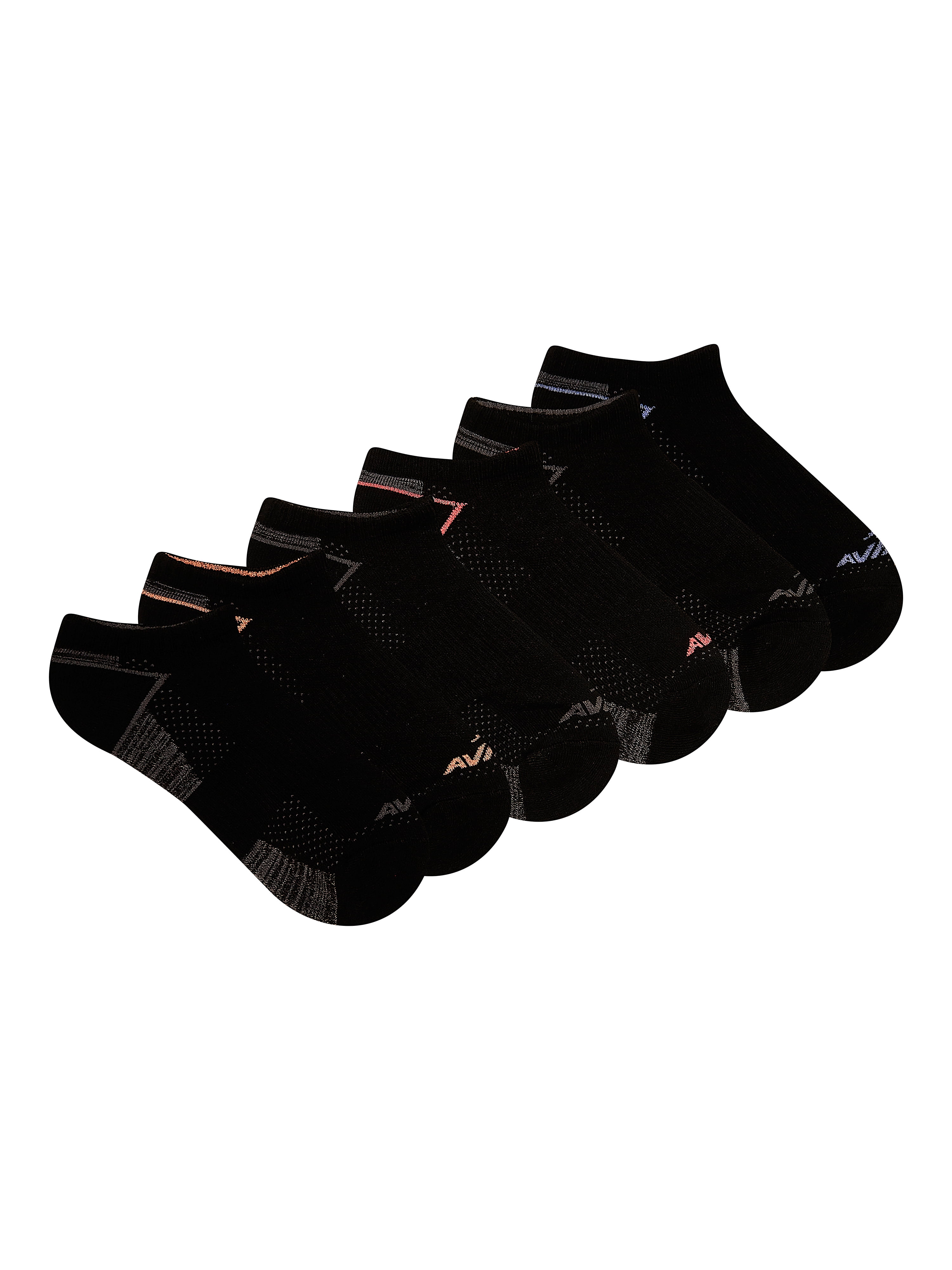 Avia Women's All Sport Cushion Socks 6 Pack Moisture-Wicking Breathable ...