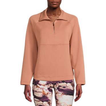 Time and Tru Women's Cable Stitch Polo Sweater - Walmart.com