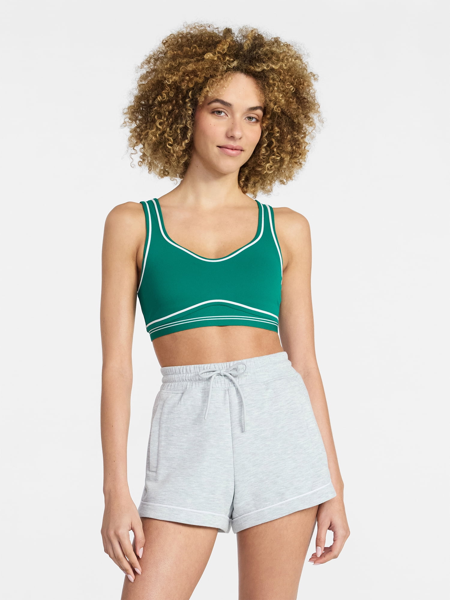 Avia Women's Contour Stitch Sports Bra, Sizes XS-XXXL - Walmart.com