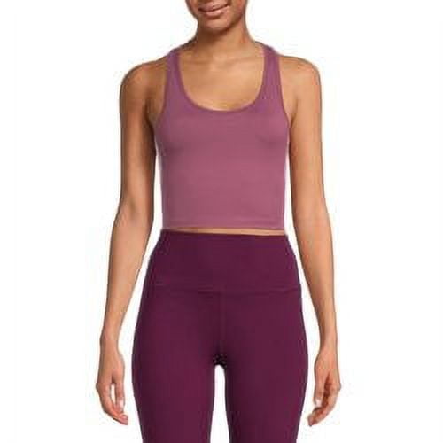 Avia Women's Cropped Racerback Tank Top, Sizes XS - XXXL - Walmart.com