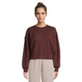 Avia Women’s Cropped Sweatshirt with Long Sleeves, Sizes XS-XXXL ...