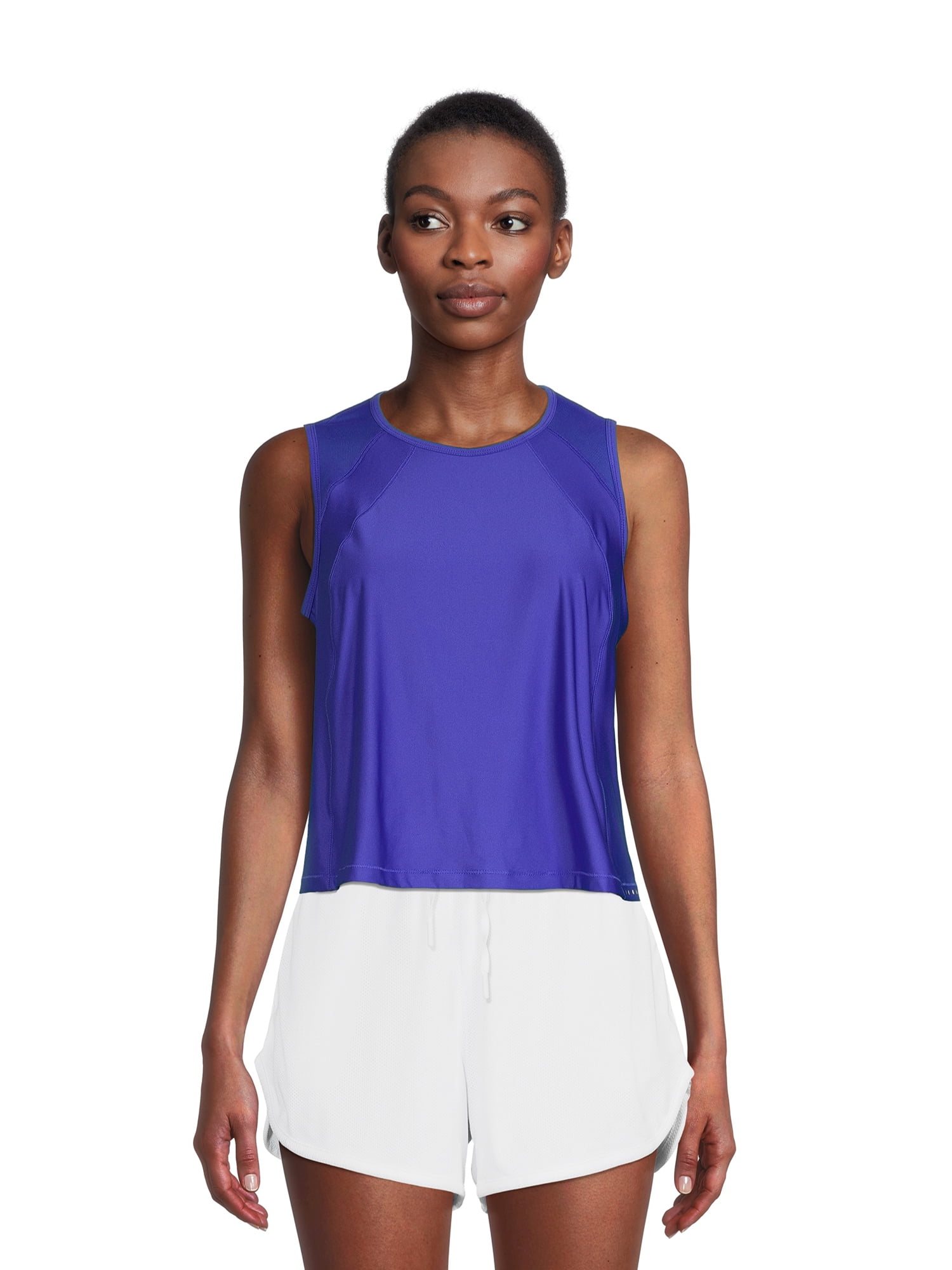Avia women's Cutout Back Tank Top - Stylish Cropped Design - Walmart.com
