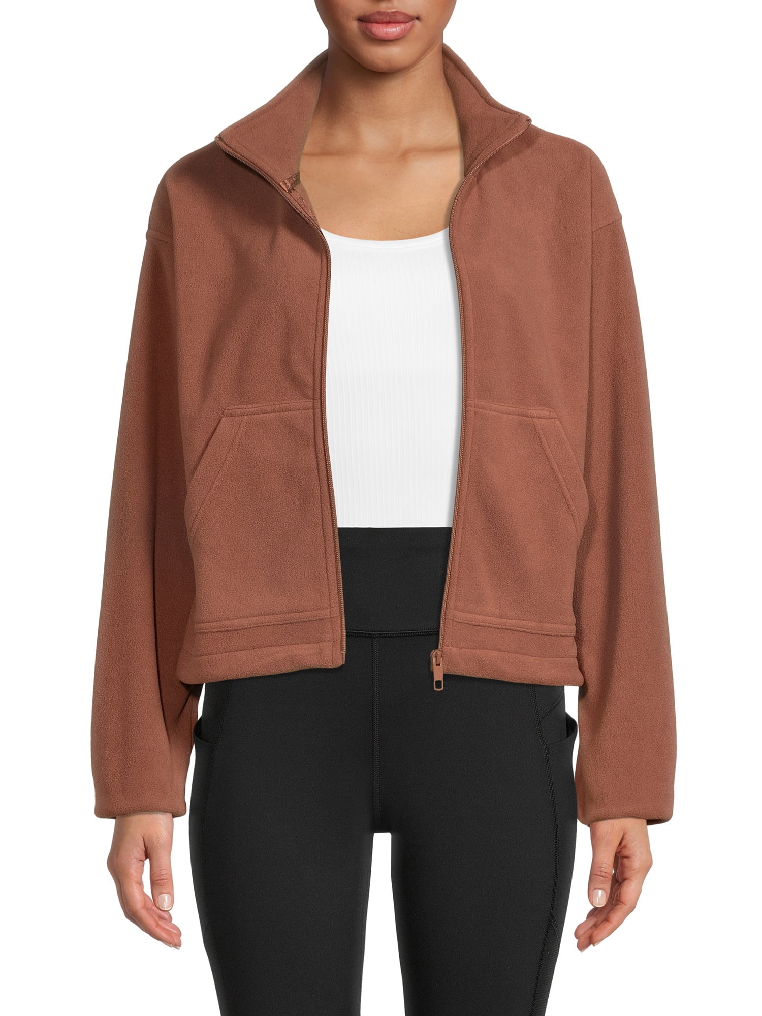 Avia Women's Full Zip Micro Fleece Jacket - Walmart.com