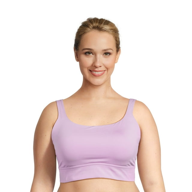 Avia Women's High Impact Strappy Molded Cup Sports Bra, Sizes XS-XXXL ...