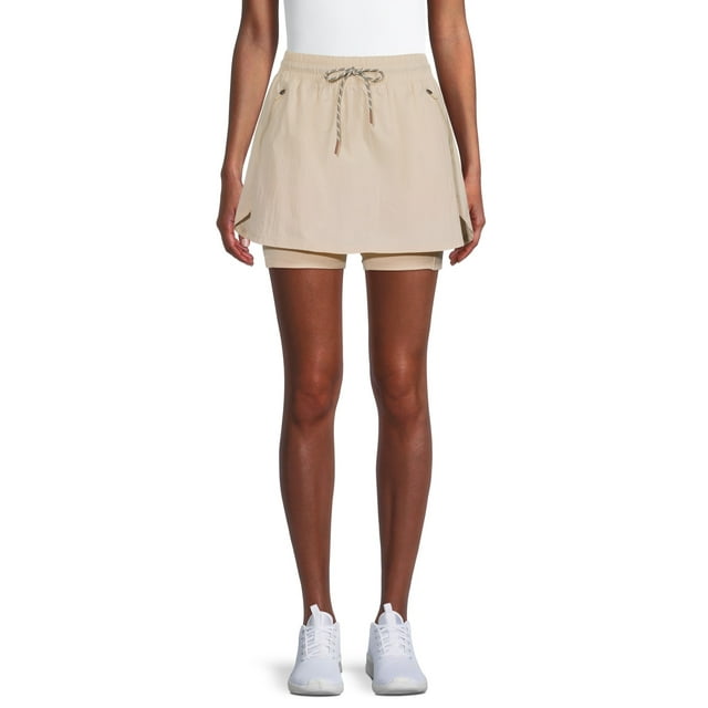 Avia Women's Hiking Skort With Drawstring - Walmart.com