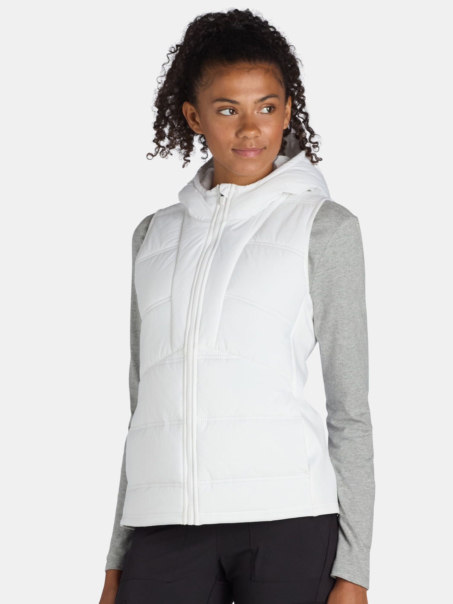 Avia Women's Hooded Quilted Vest, Sizes XS-XXXL - Walmart.com