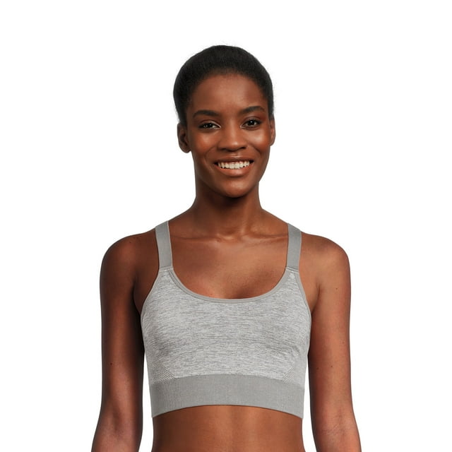Avia Keyhole Seamless Low Support Sports Bra, Women's & Women's Plus ...