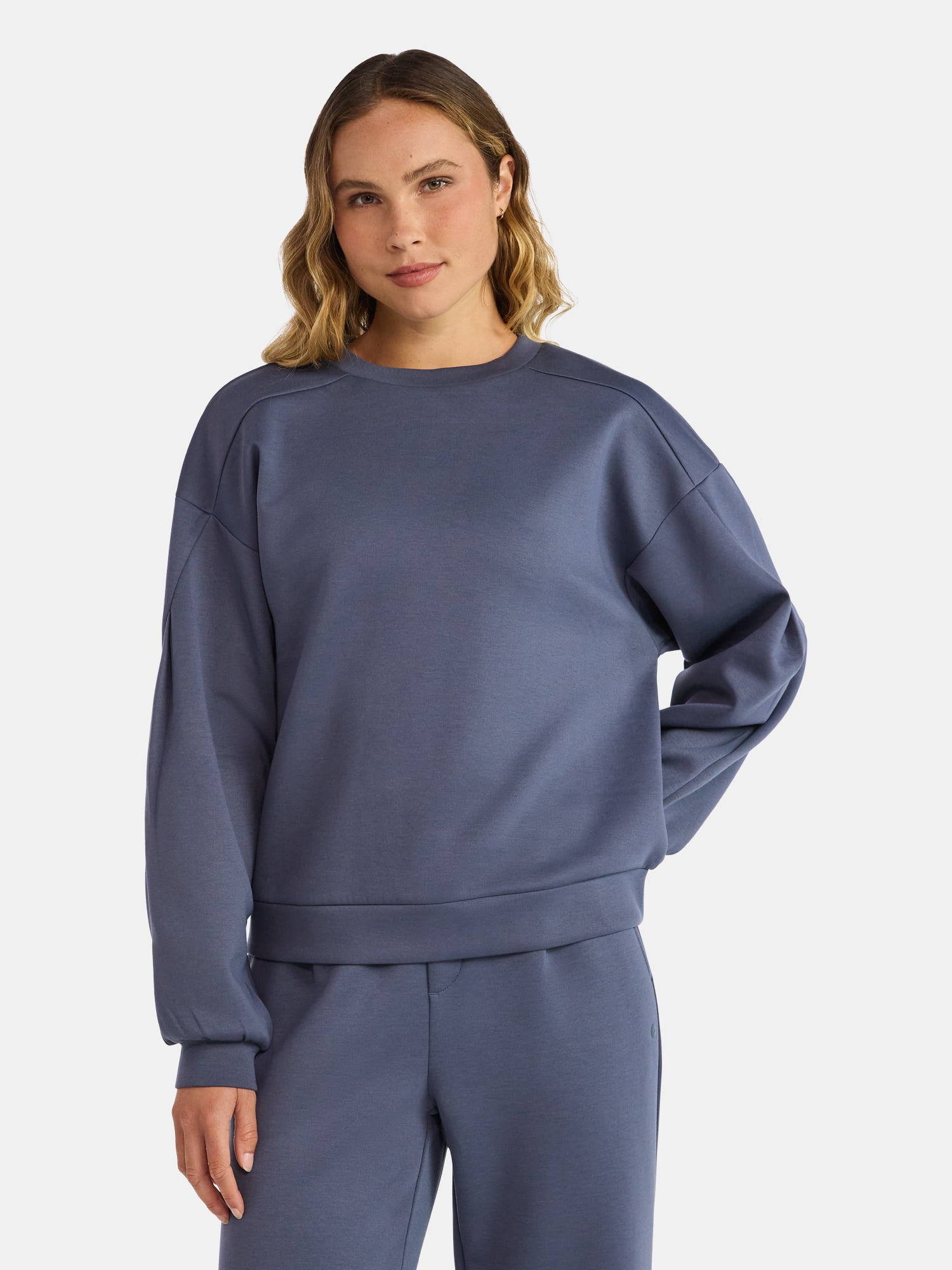 Avia Women's Luxe Fleece Crewneck Sweatshirt, Sizes XS-XXXL - Walmart.com
