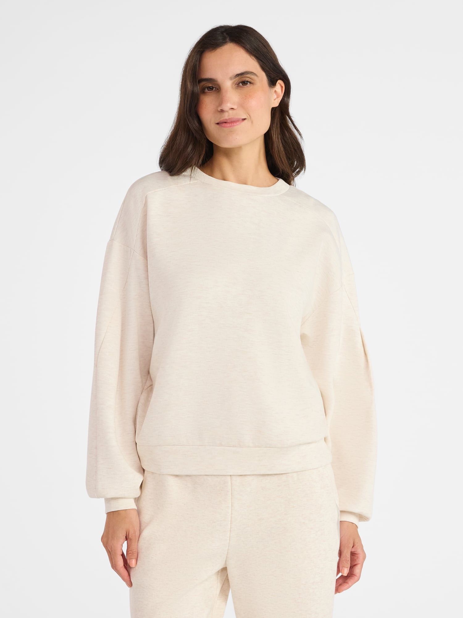 Avia Women's Luxe Fleece Crewneck Sweatshirt, Sizes XS-XXXL - Walmart.com