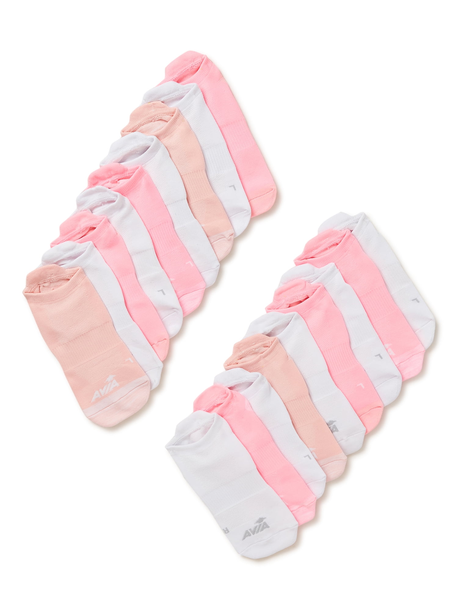 Avia women's Lightweight Lowcut Socks - 18-Pack - Breathable - Walmart.com
