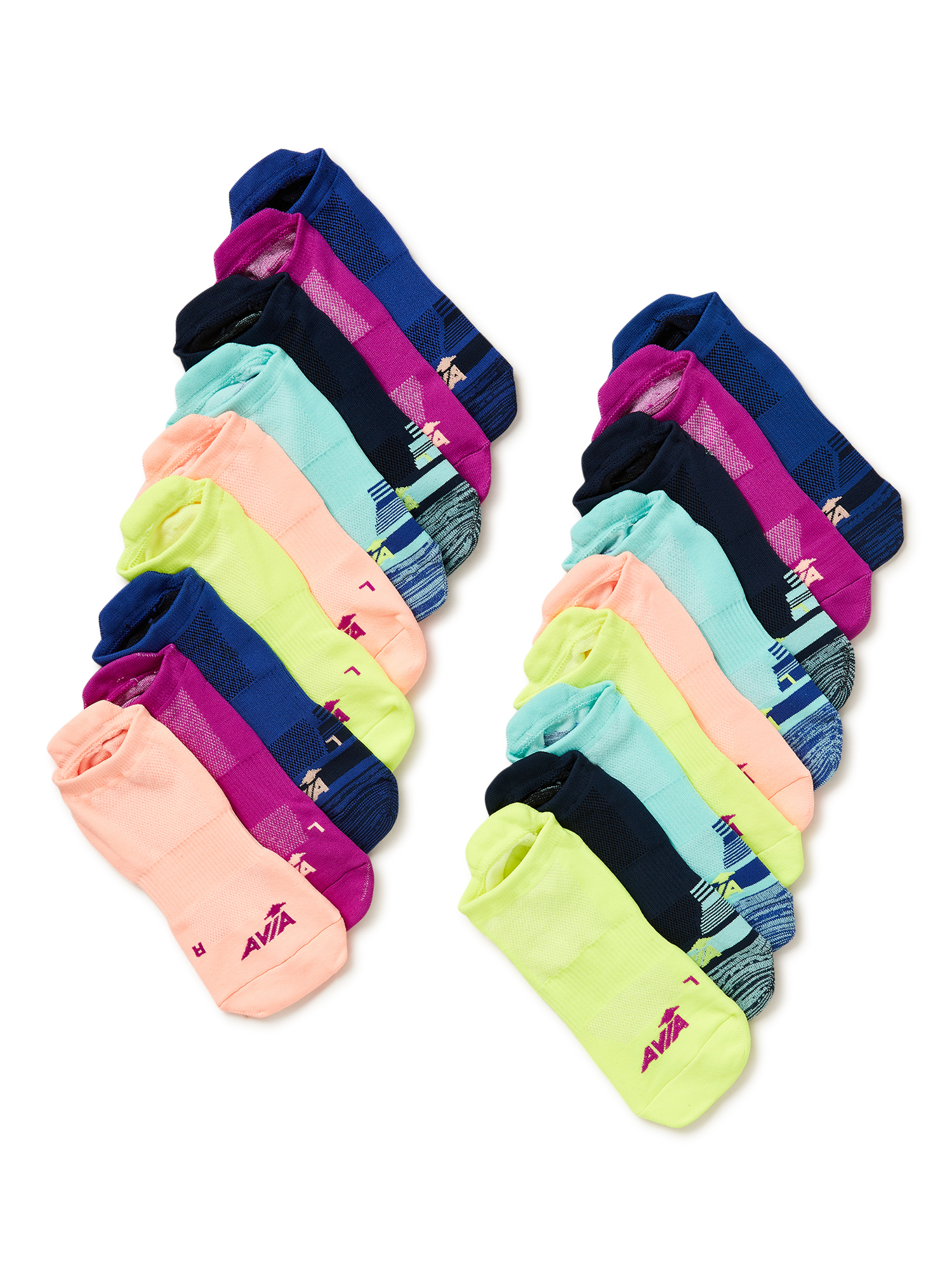 Avia Women's Performance Flatknit Lowcut Socks, 10-Pack - Walmart.com