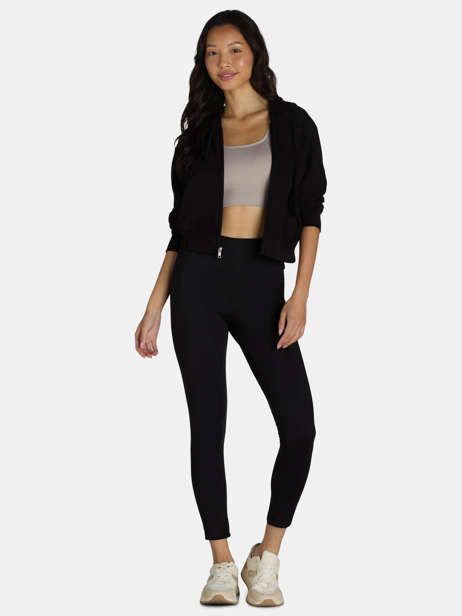 Avia Women's Low Support Double Scoop Sports Bra, Sizes S-XXXL ...