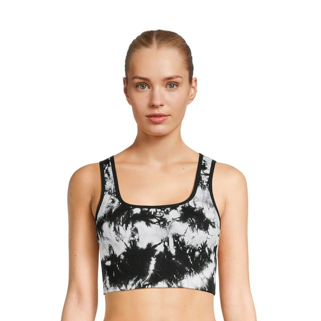 Avia Low Support Seamless Scoop Neck Sports Bra, Women's & Women's Plus ...