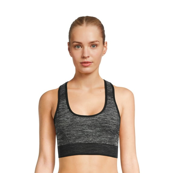Avia Women's Medium Support Seamless Racerback Sports Bra, Sizes S-3XL ...