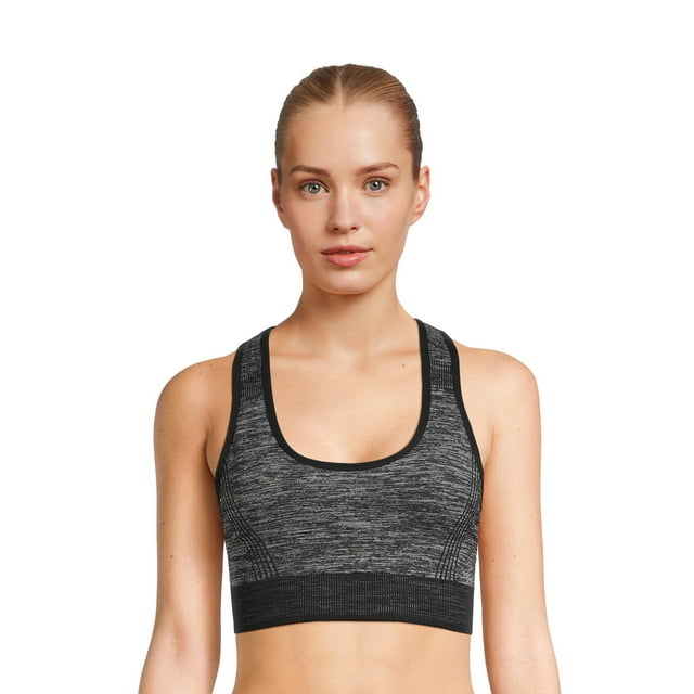 Avia Women's Medium Support Seamless Racerback Sports Bra, Sizes S-3XL ...