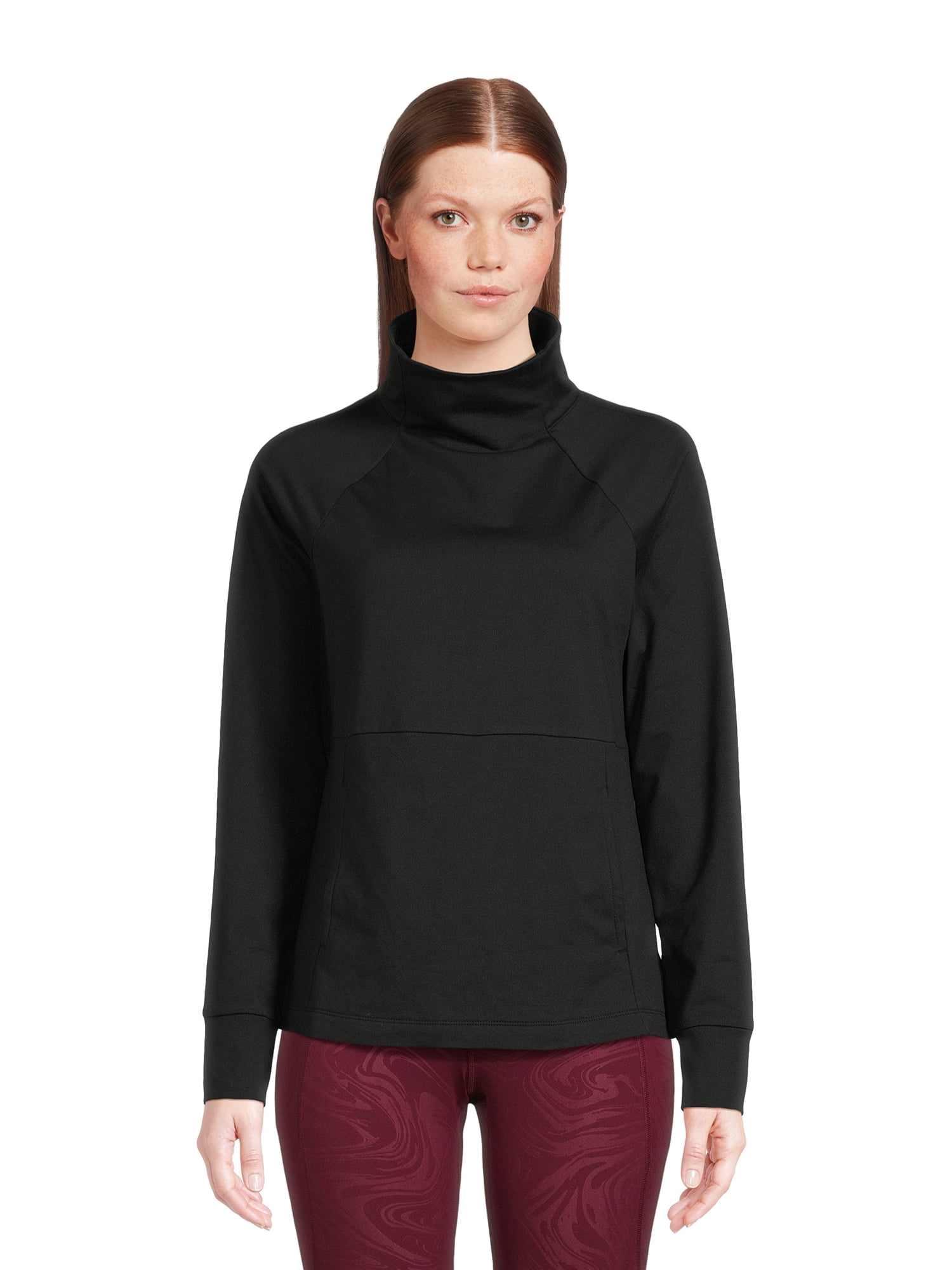 Avia Womens Mock Neck Long Sleeve Pullover Top Sizes Xs 3xl
