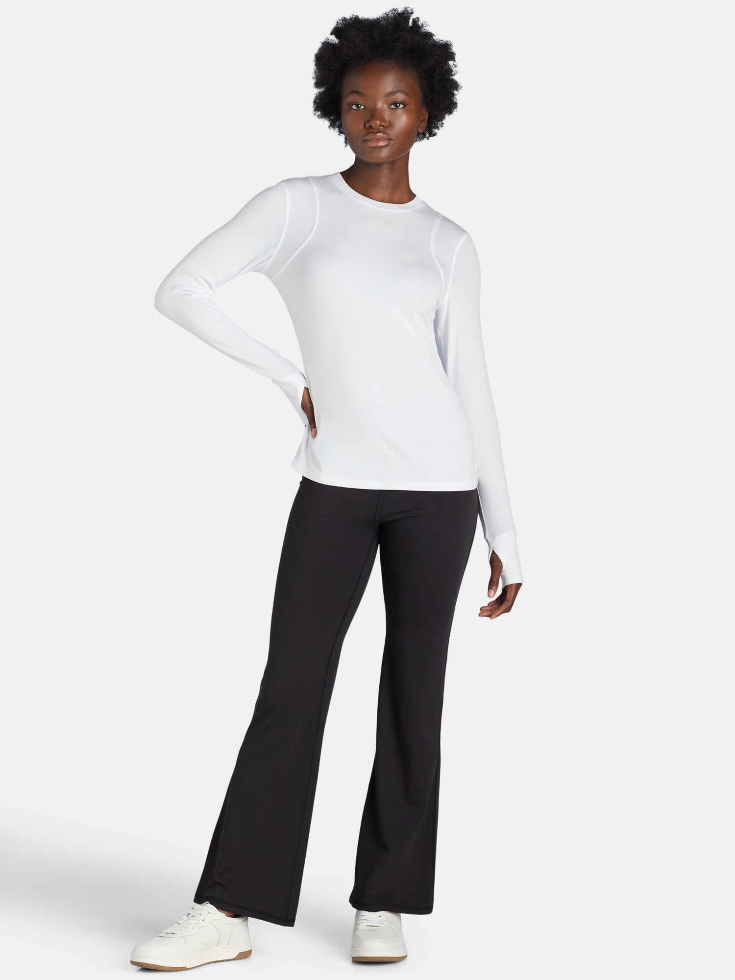 Avia Women's Outdoor Tee Long Sleeves XS-XXXL Ultra-Soft Base Layer ...