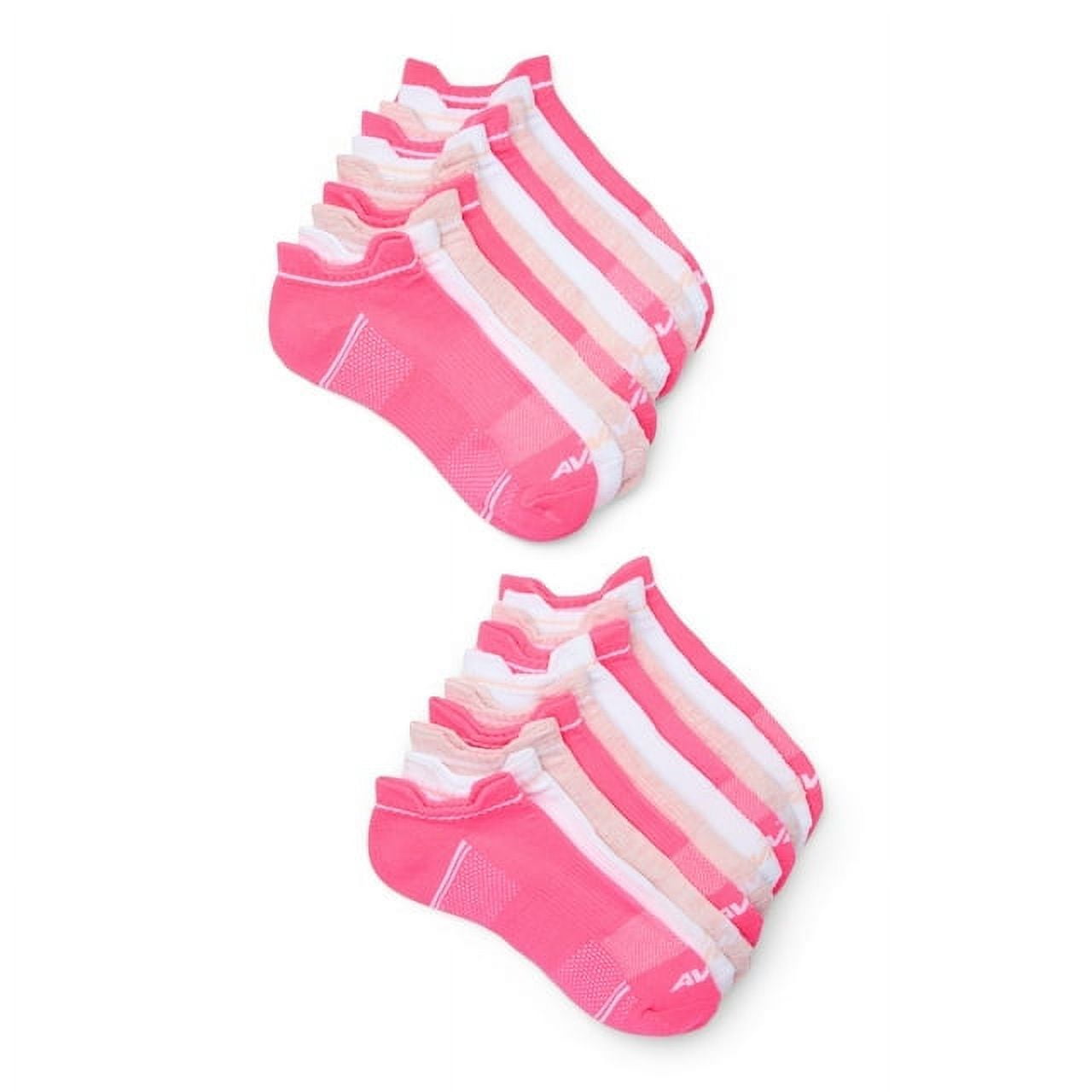 Avia Women's Performance Cushioned Low Cut Socks with Back Tab 10 Pack ...