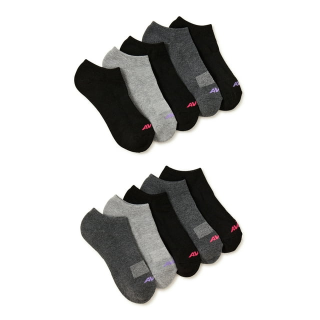 Avia Women's Performance Cushioned Low Cut Socks, 10-Pack - Walmart.com