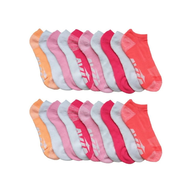 Avia Women's Performance Cushioned Low Cut Socks, 20-Pack - Walmart.com