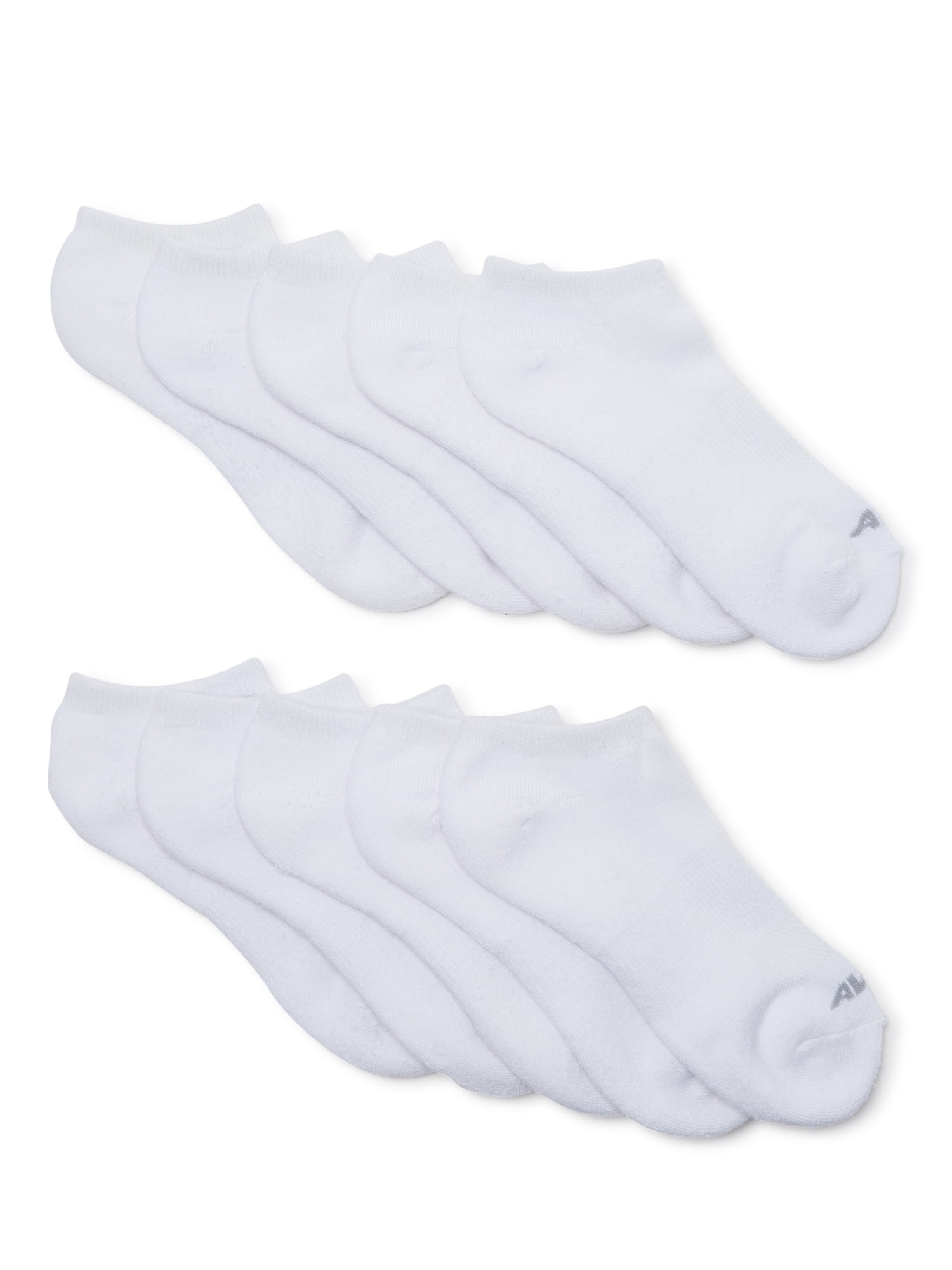 Avia Women's Low Cut Performance Socks 10-Pack, Cushioned, Breathable ...