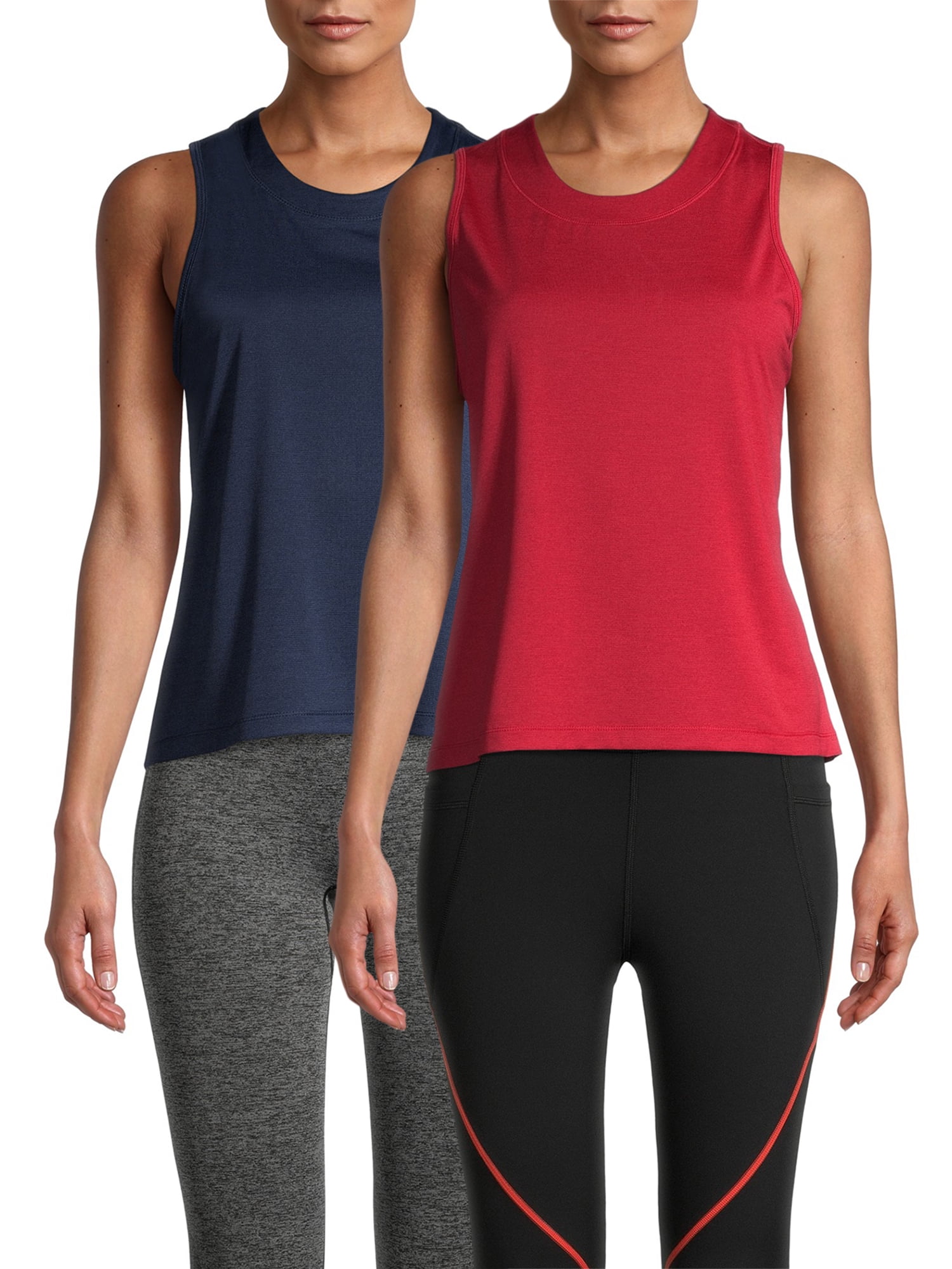 Avia Women's Performance Tank, 2-Pack - Walmart.com