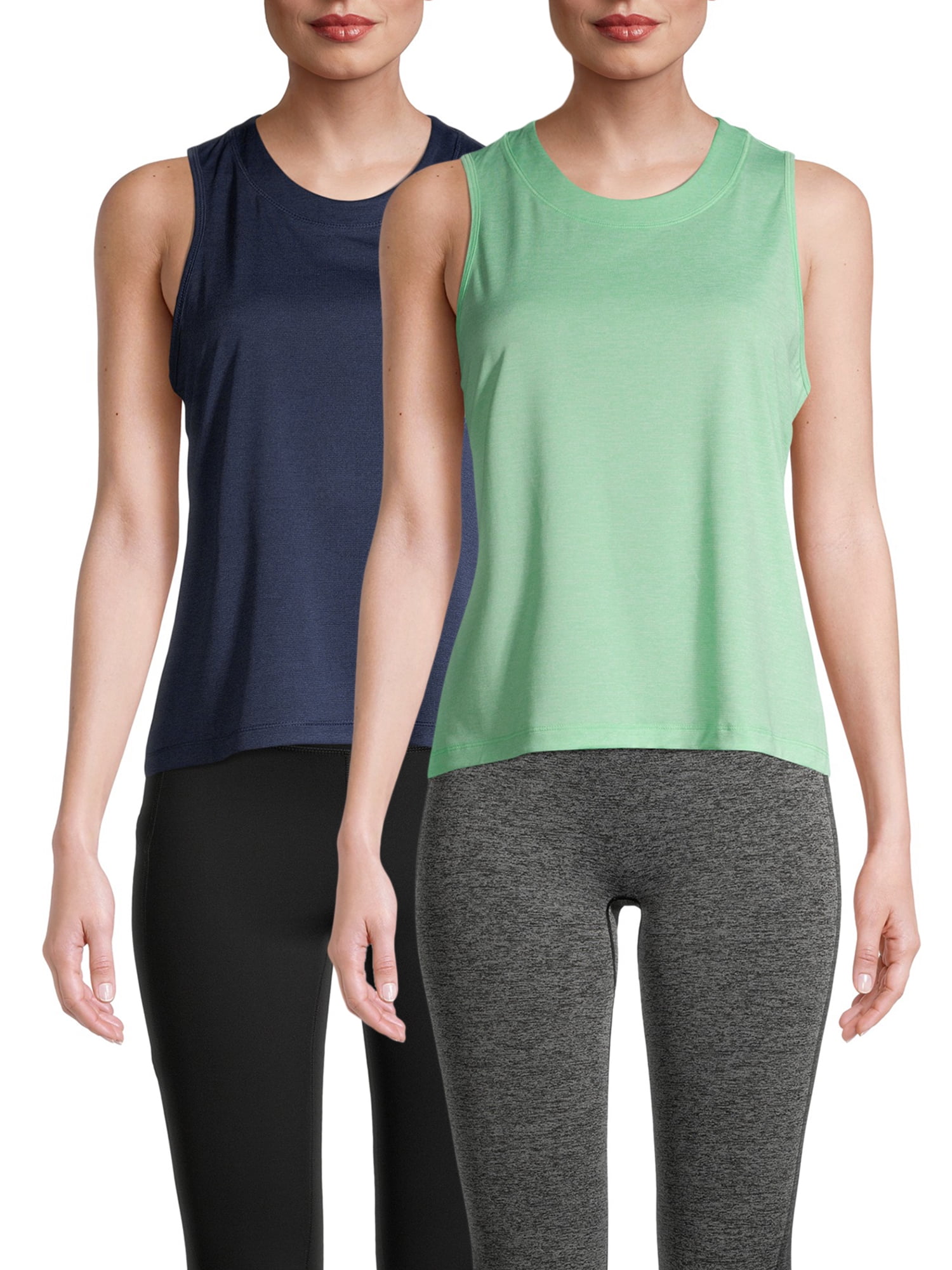 Avia Women's Performance Tank, 2-Pack - Walmart.com