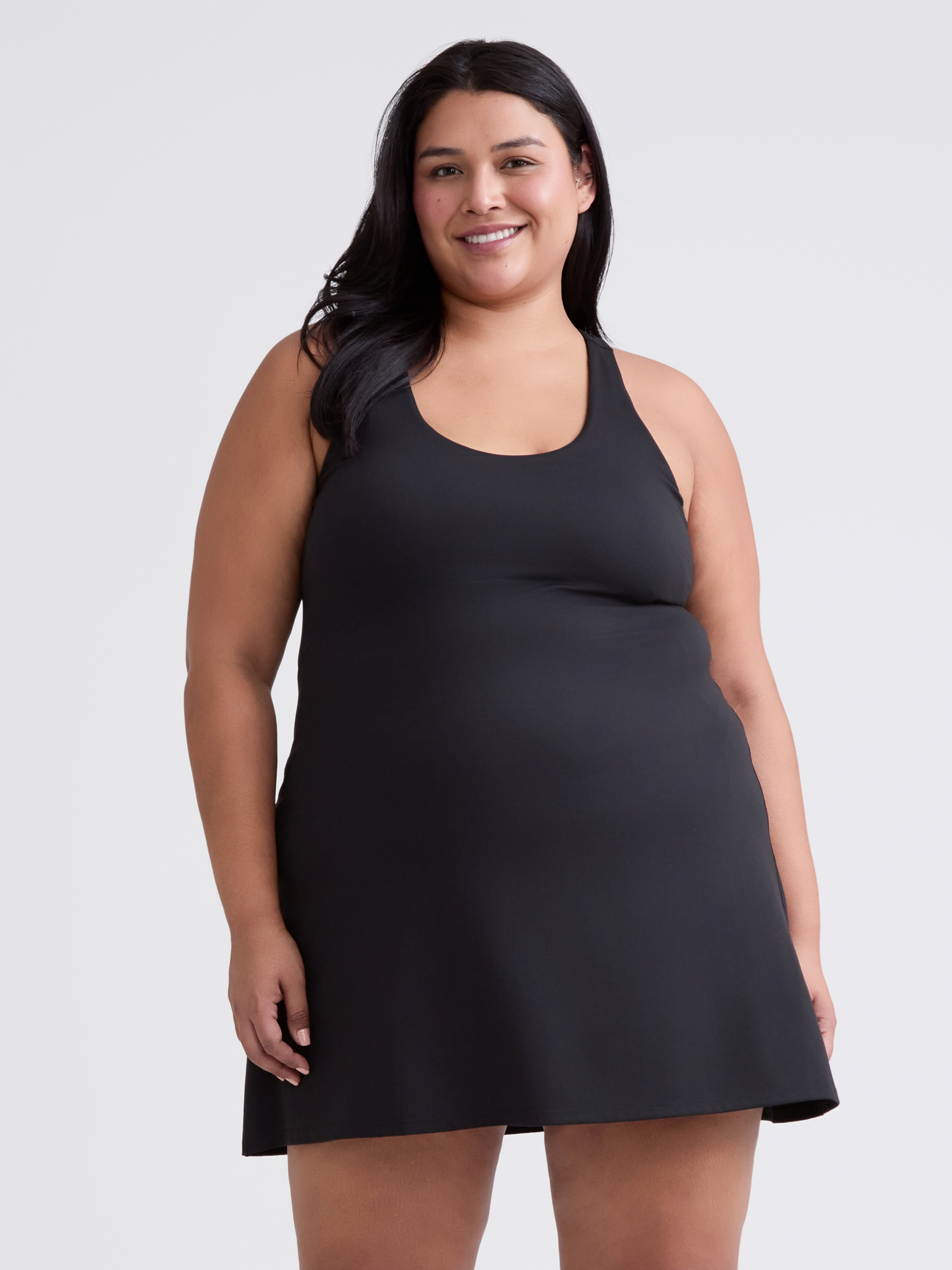 Avia Women's and Women's Plus Active Dress with Built In Bra, Sizes XS ...