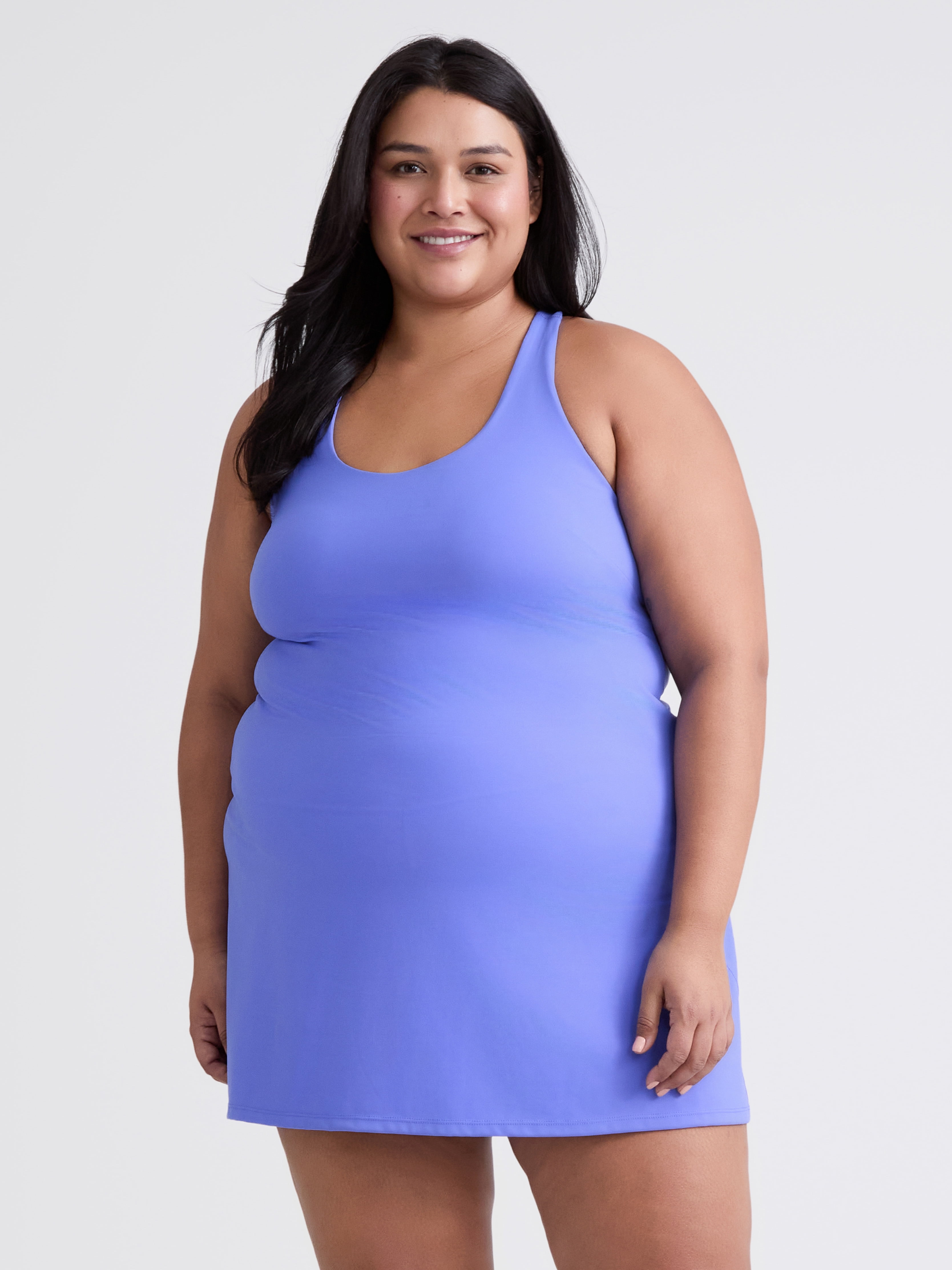 Avia Women's and Women's Plus Active Dress with Built In Bra, Sizes XS ...