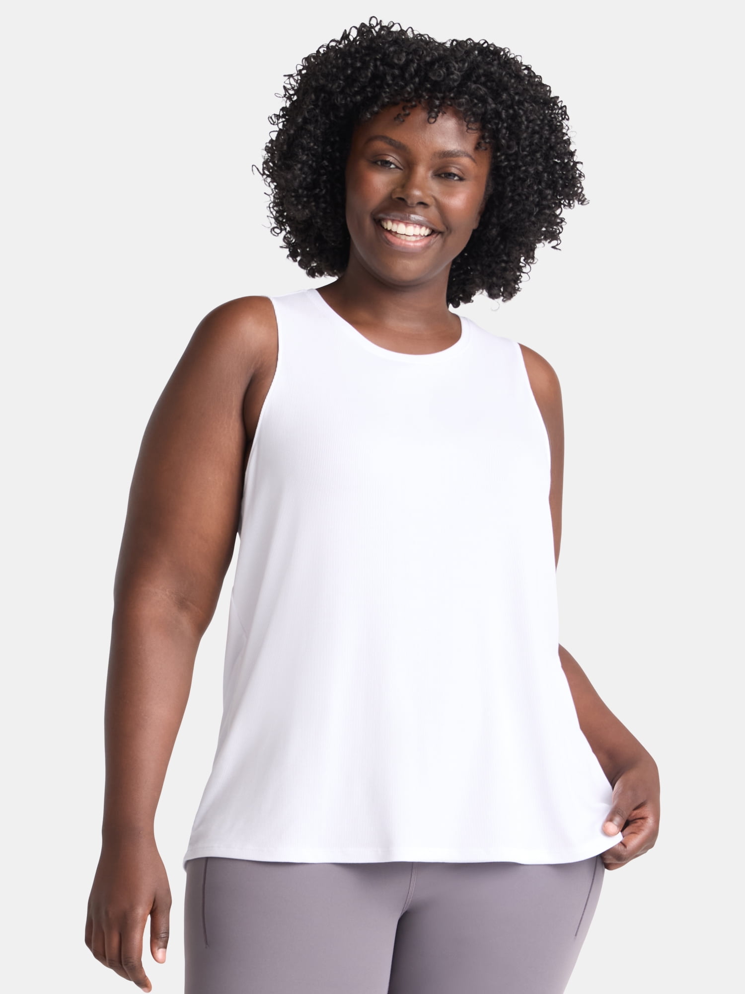 Avia Women's and Women's Plus Lightweight Wrap Back Tank, Sizes XS-4X ...