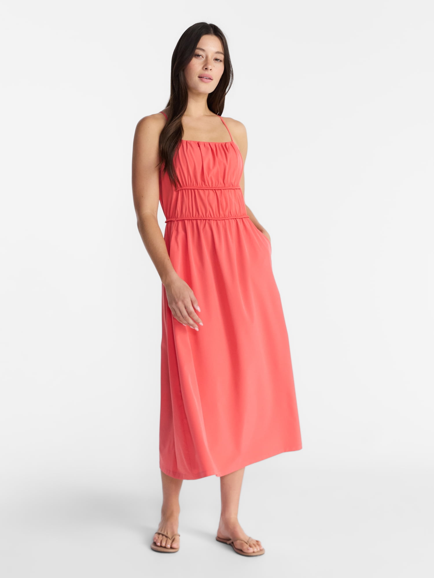 Avia Women's and Women's Plus FeatherStretch Sleeveless Maxi Dress ...