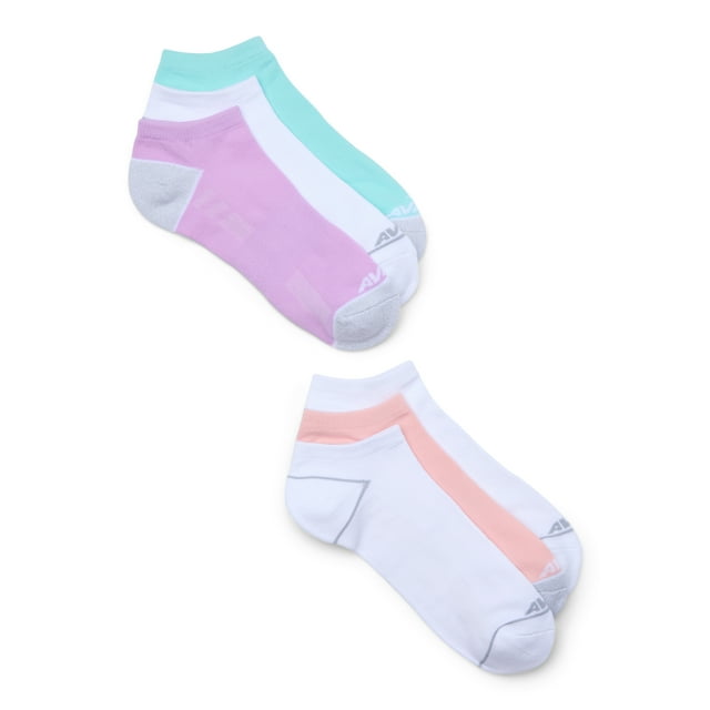 Avia women's Zoned Cushioned Low Cut Socks - 6-Pack, Shoe Sizes 9-12 ...