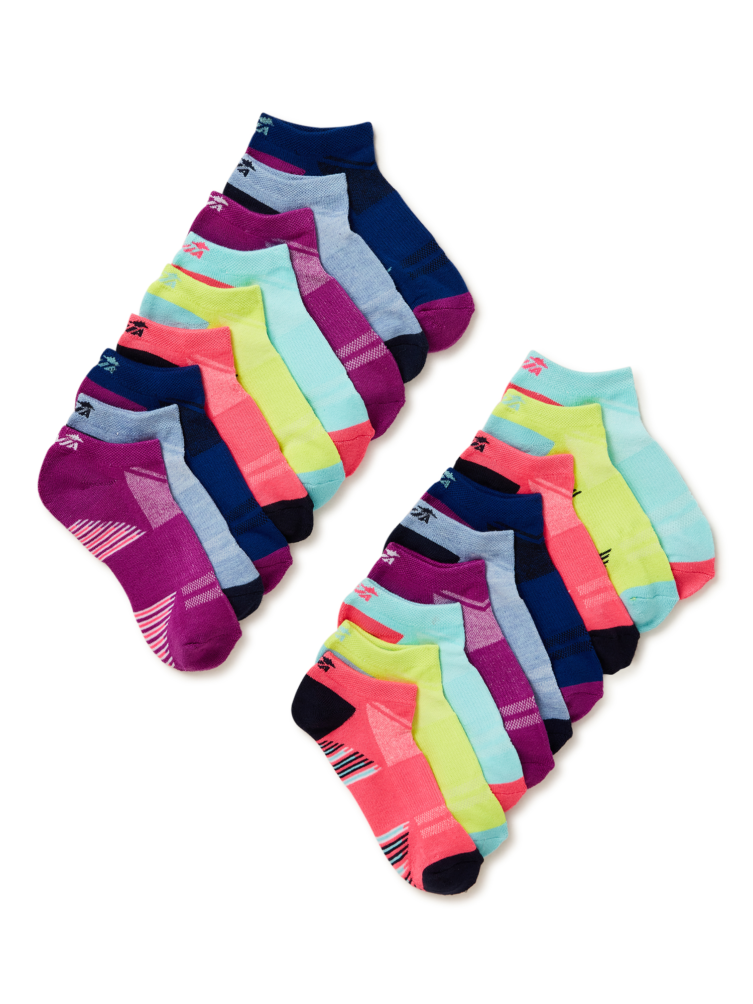 Avia Women’s Performance Flatknit No Show Socks, 10 Pack - Walmart.com