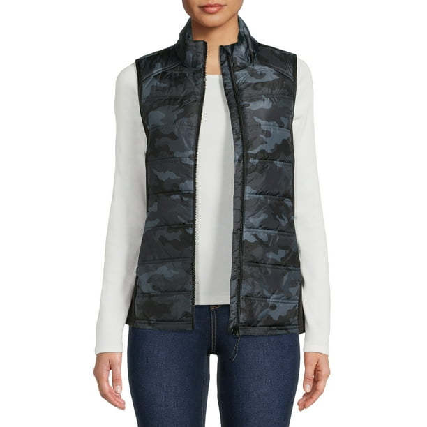 Avia Women's Quilted Zip-Front Vest - Walmart Business Supplies