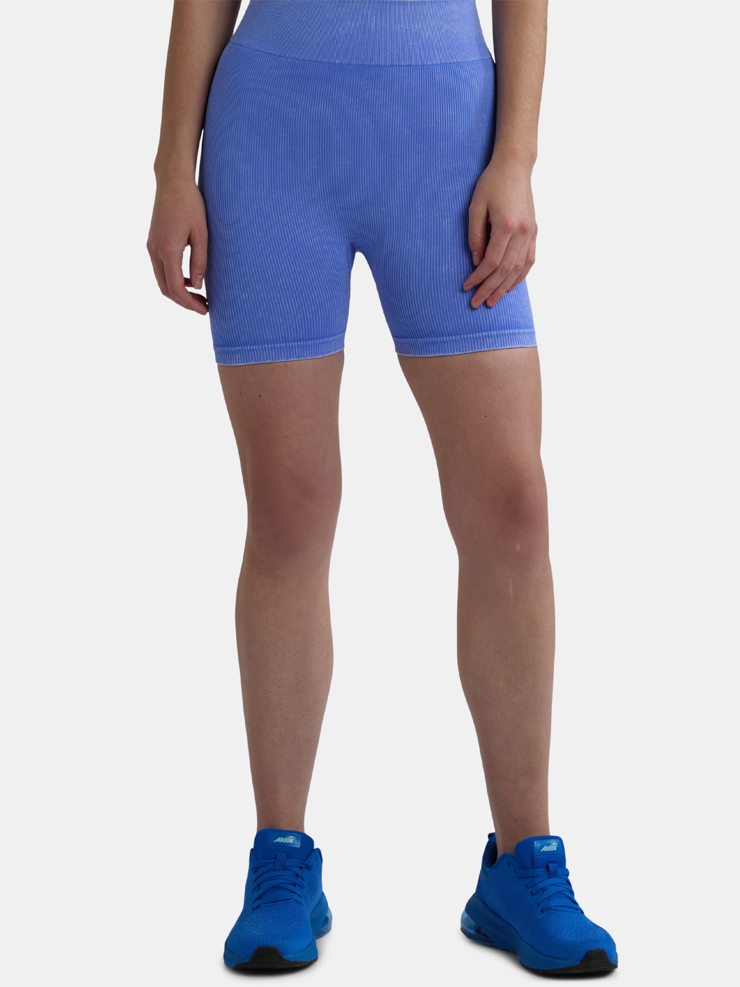 Avia women's Seamless Bike Shorts Compressive Fit - 5 Inseam - Walmart.com