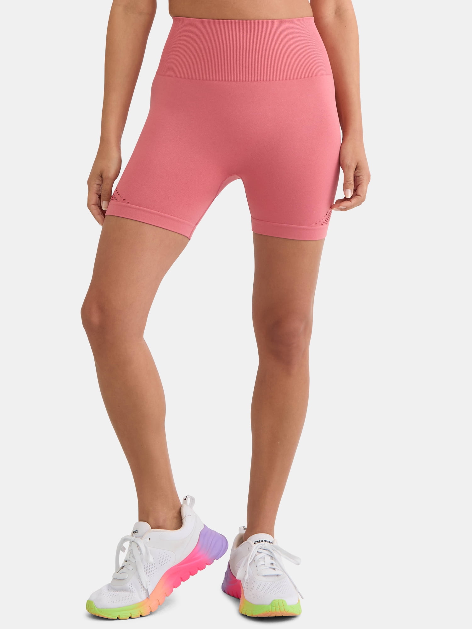 Avia Women's Seamless Body Mapping Mesh Bike Shorts, Sizes XS-XXXL - Walmart.com