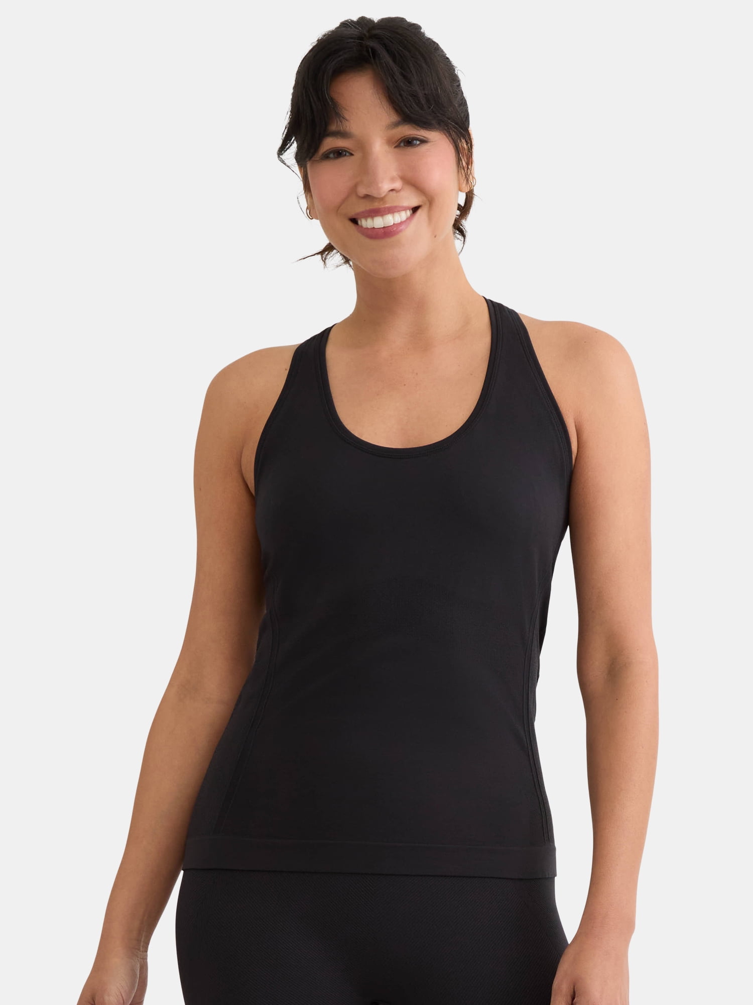 Avia Women's Seamless Racerback Tank Top, Sizes XS to 3XL, Moisture ...