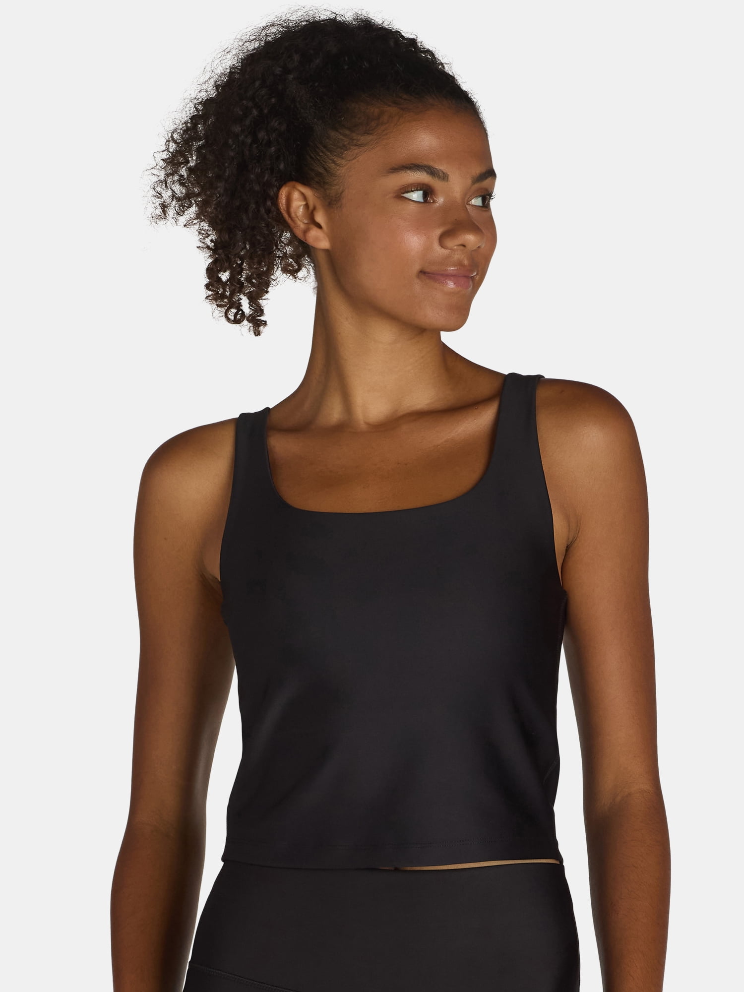 Avia Shine Long Line Sports Bra - XS-XXXL Sizes - Walmart.com