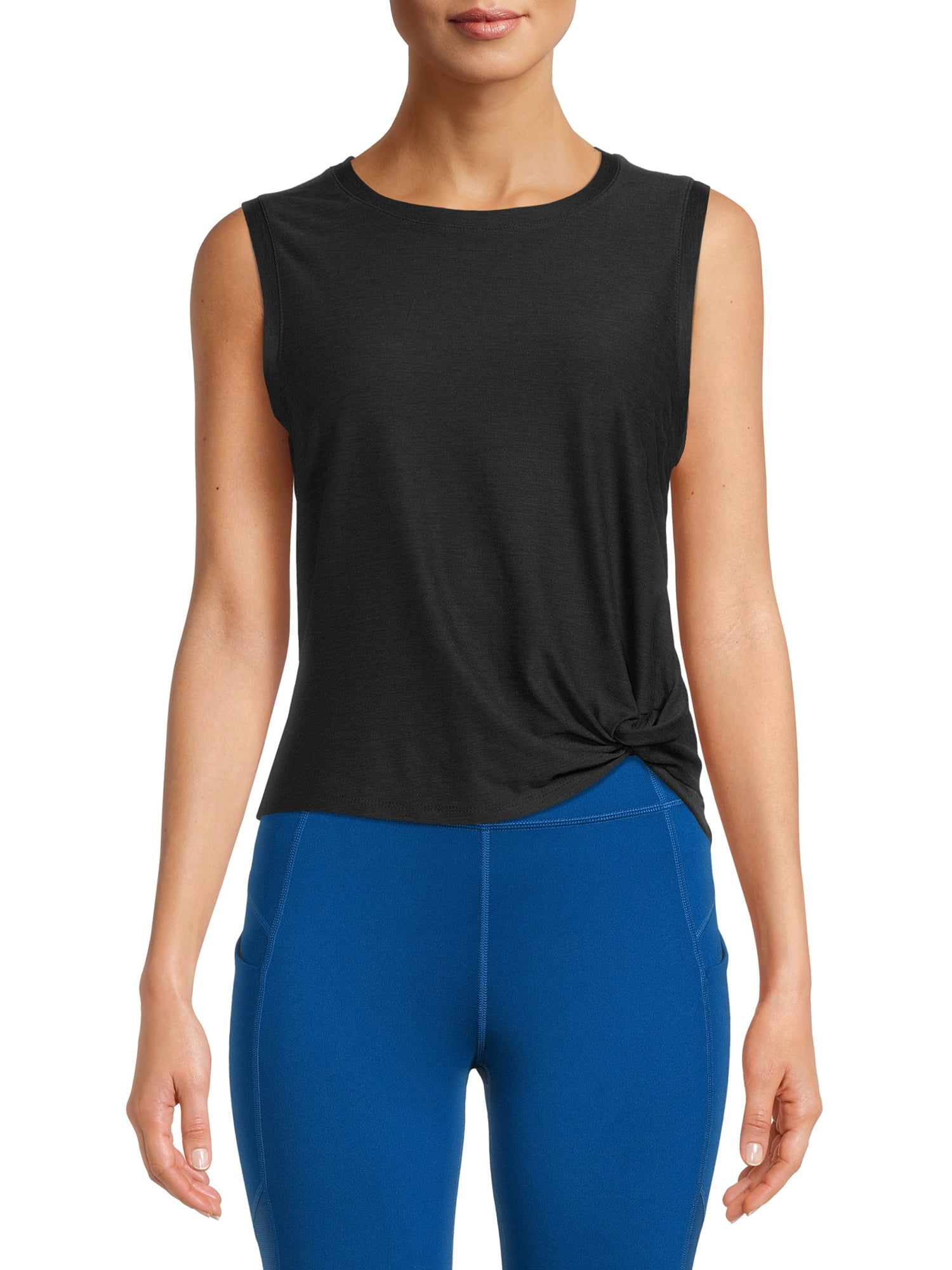Avia Women's Side Twist Active Tank Top - Walmart.com
